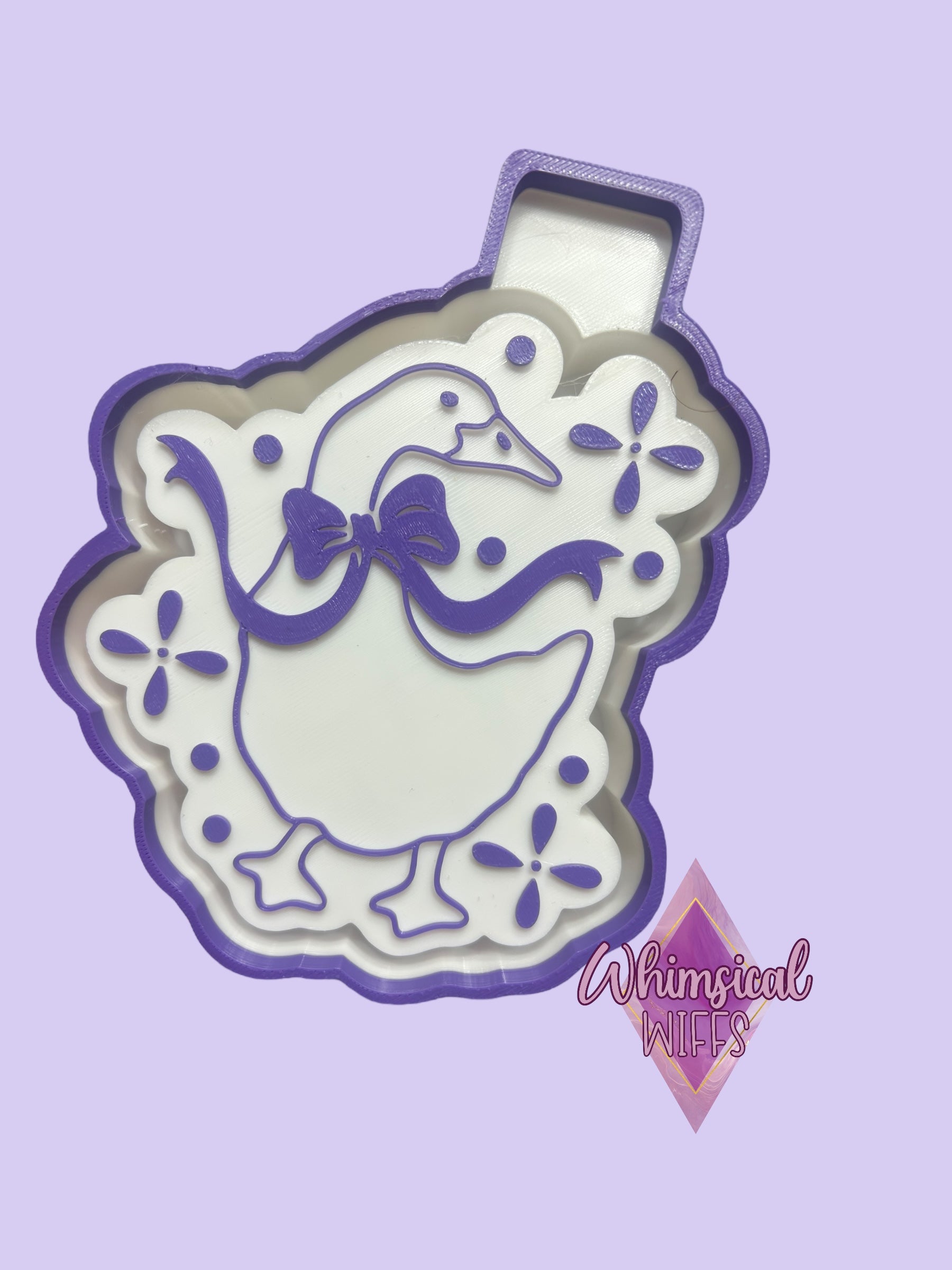 Goose with bow Mold – Whimsical Wiffs Freshie Molds & More