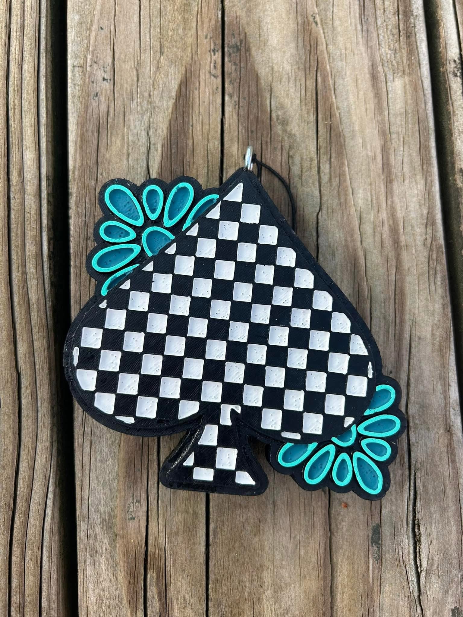 Spade with Concho Freshie – Whimsical Wiffs Freshie Molds & More