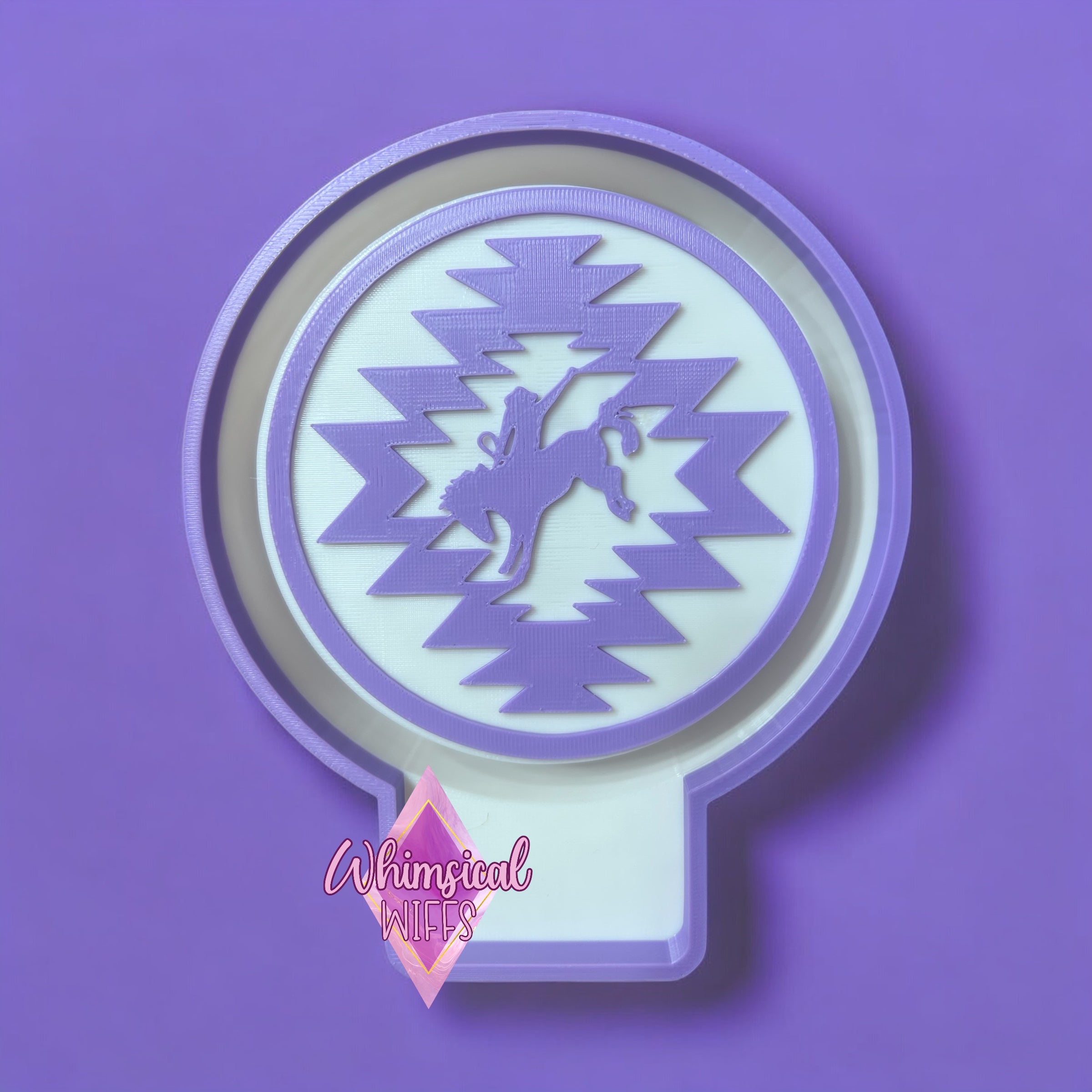 Aztec cowboy circle – Whimsical Wiffs Freshie Molds & More