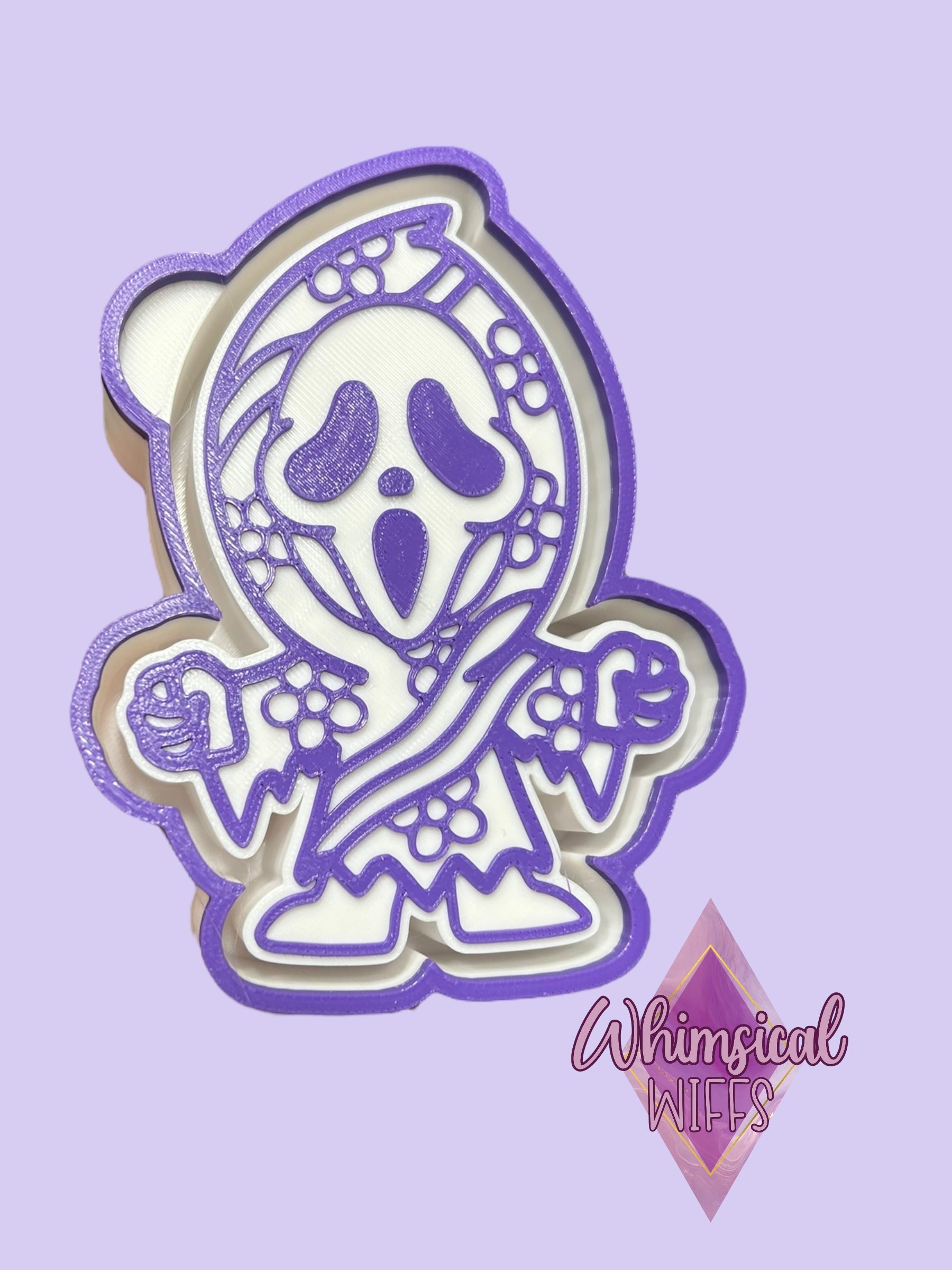 Groovy GhostFace mold – Whimsical Wiffs Freshie Molds & More