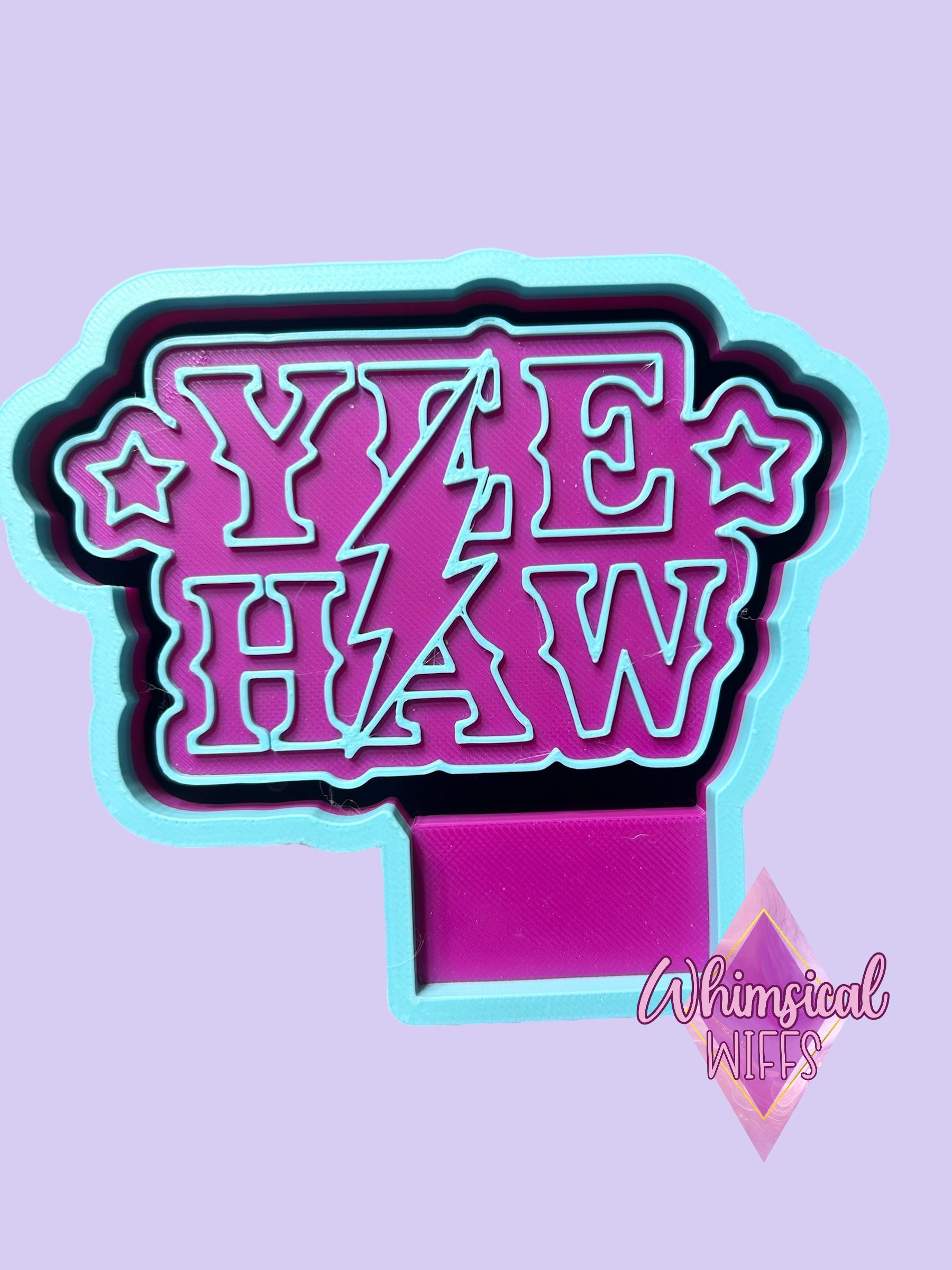 Yeehaw lightning bolt Mold – Whimsical Wiffs Freshie Molds & More